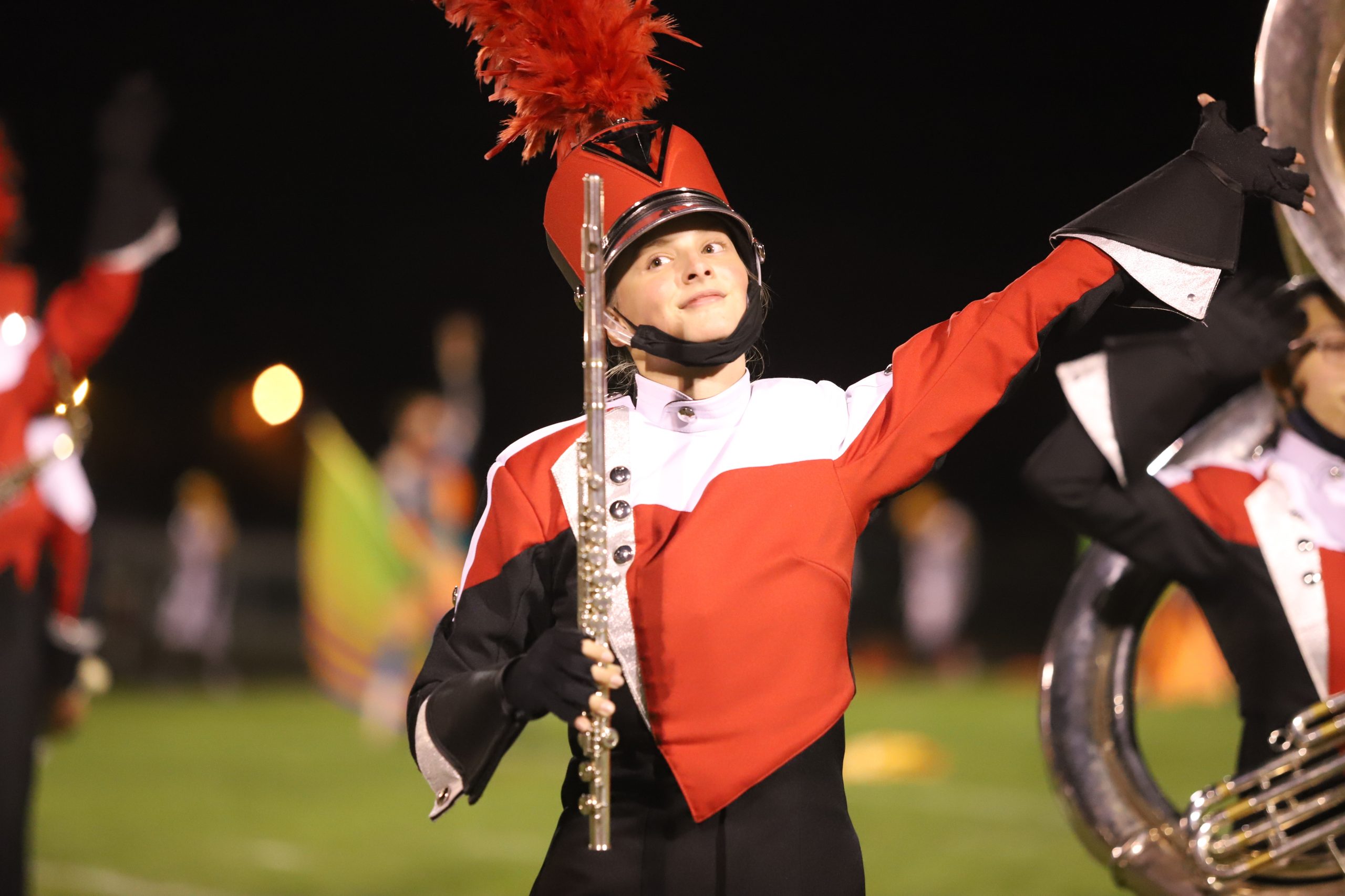 Grand Blanc Bobcat Marching Band & Varsity Pom 10.9.20 - Cherish Local